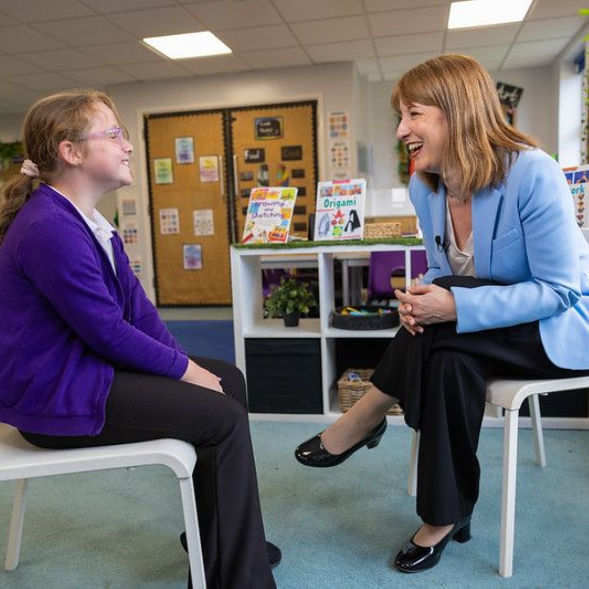 Inspire Partnership - The Chancellor visits Elaine Primary School